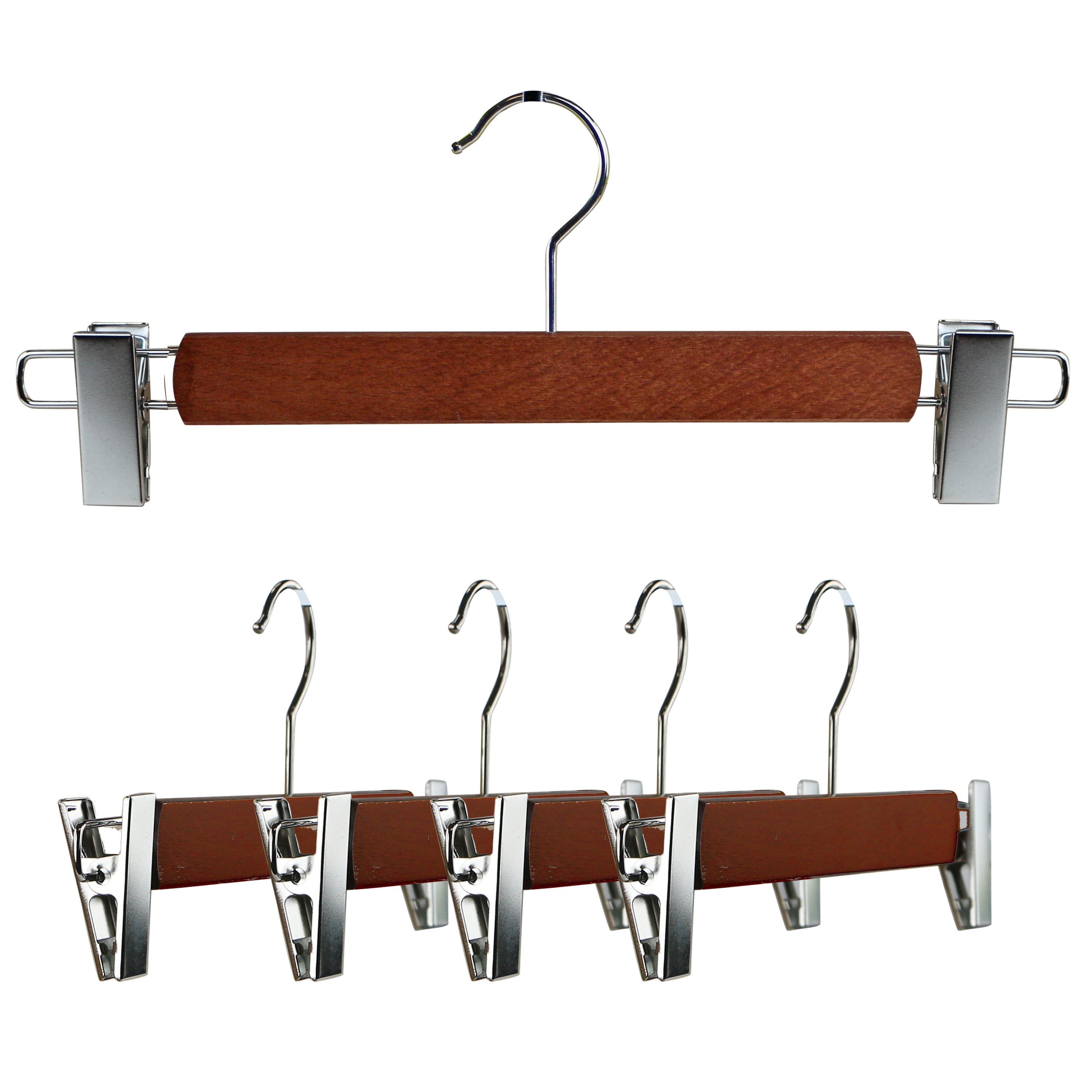 Natural Nobel Series - Beech Wood Pant/Skirt Hanger, Model Trend 35D
